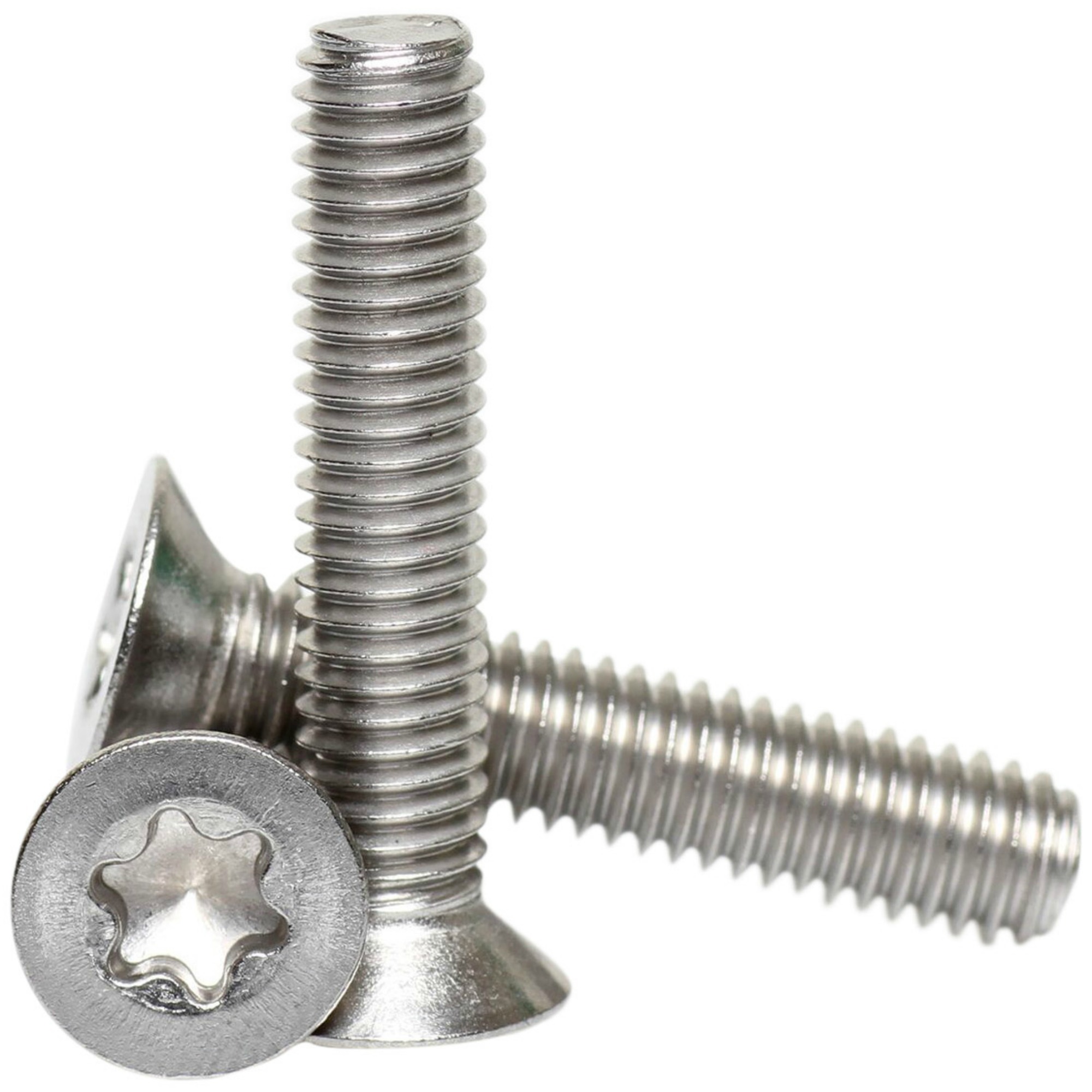 M2 M2 5 M3 A2 Stainless Steel Torx Countersunk Machine Screws Six Lobe